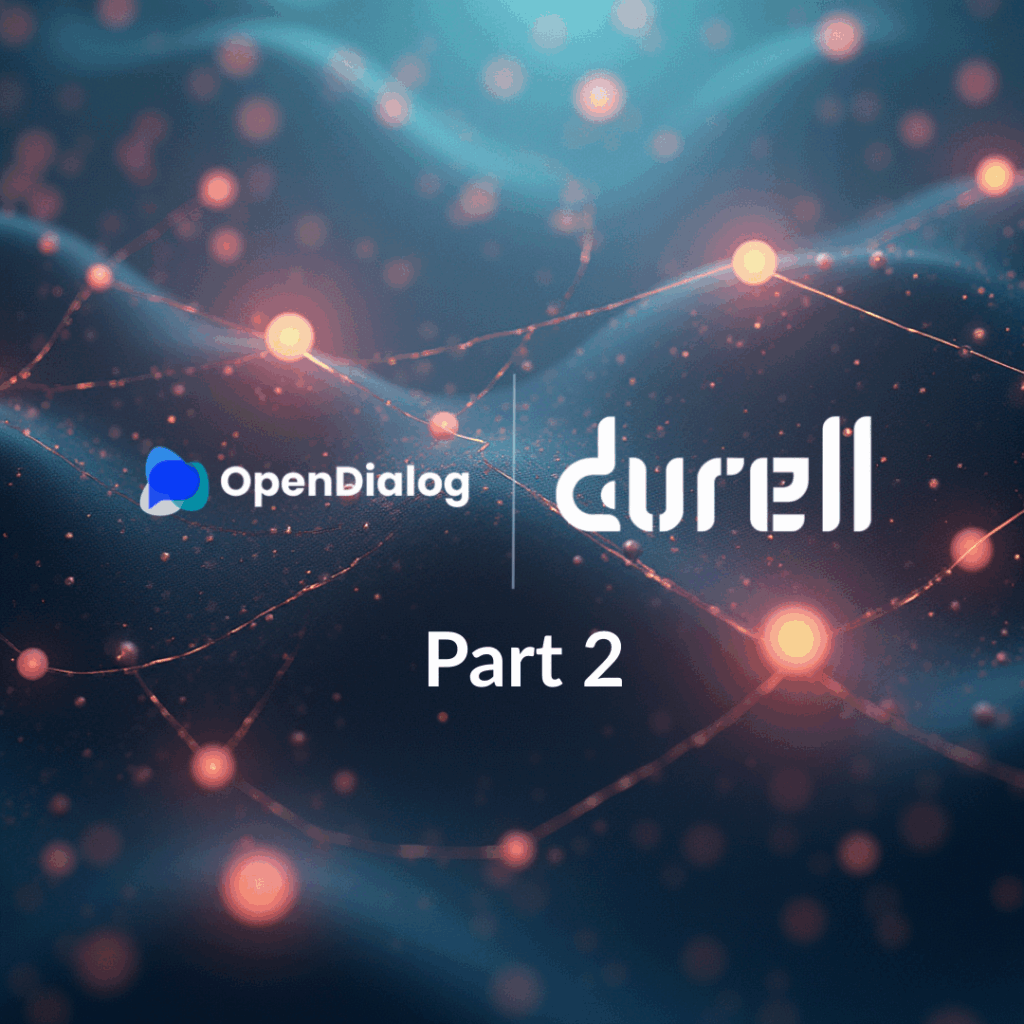 AI Conversational Workflows for Brokers | Durell + OpenDialog